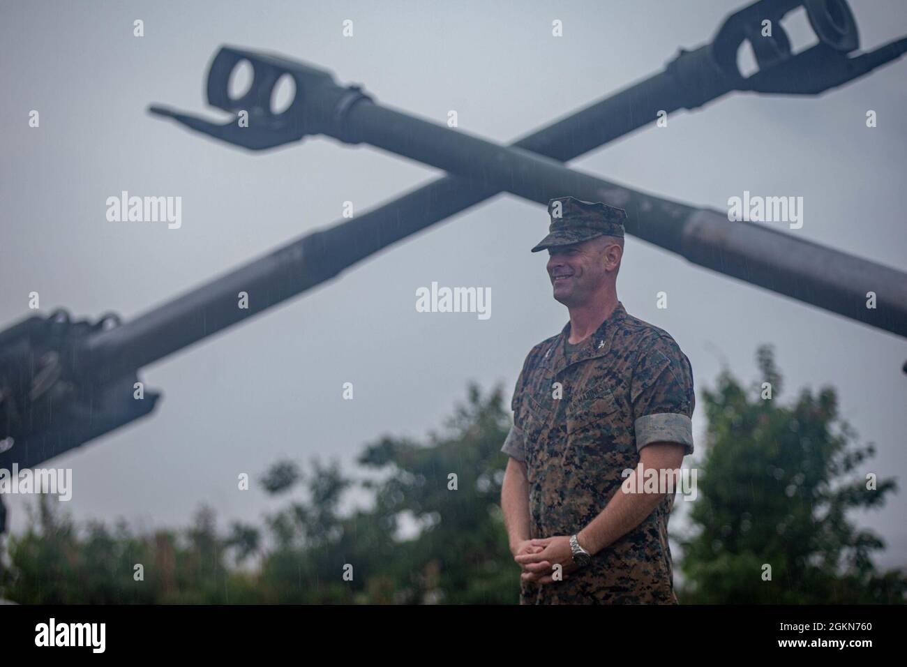 Le colonel Robert J. Hallett du corps des Marines des États-Unis ...