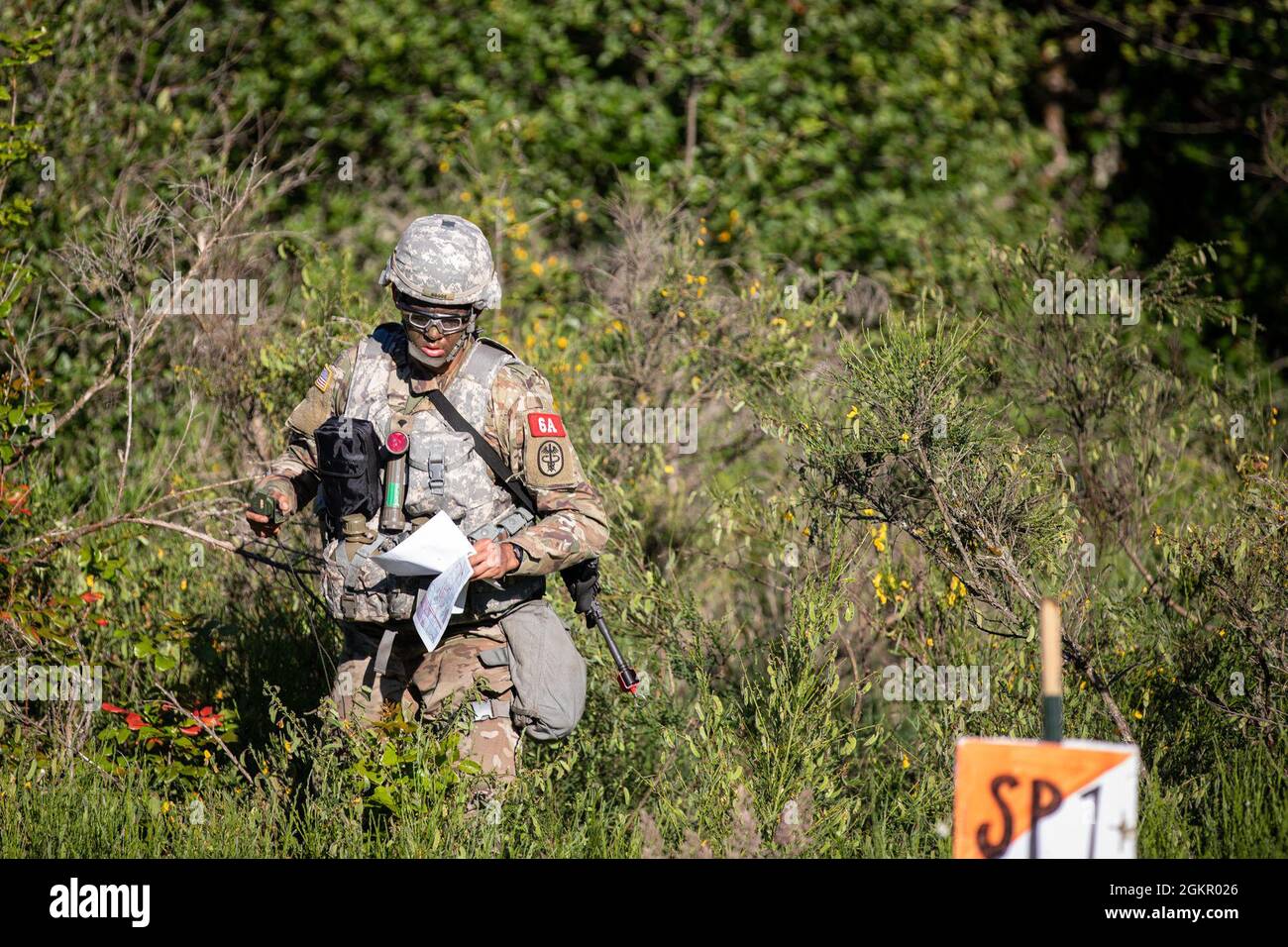 SPC. Christopher Goode, du Commandement de la santé publique du ...
