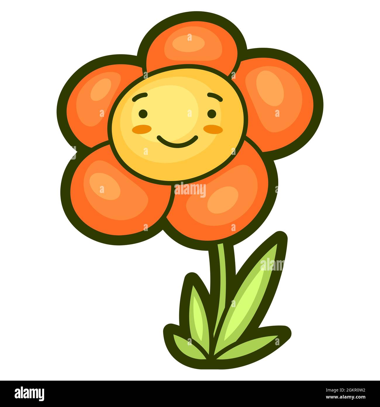 Fleurs De Dessin Animé