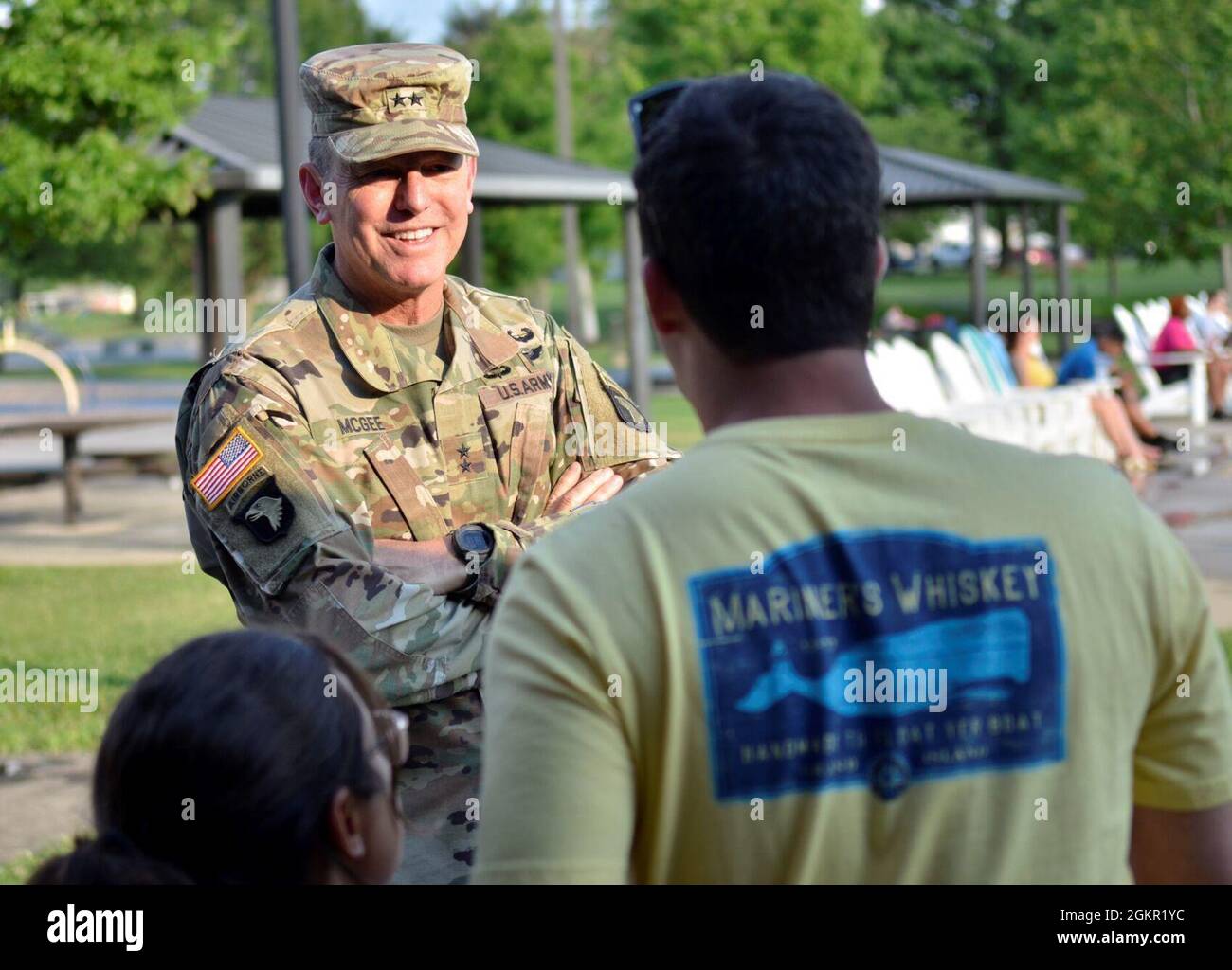 The commanding general of the 101st airborne division Banque de ...
