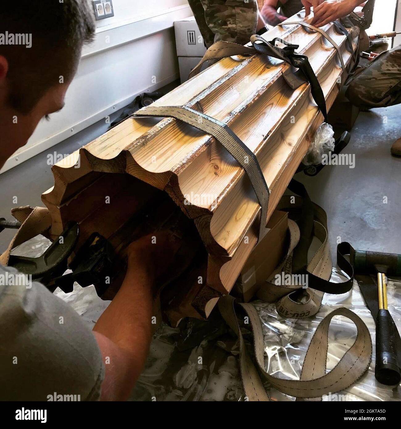 CAMP LEMONNIER, Djibouti (8 juin 2021) Sgt. Jared Harold, de Youngstown ...