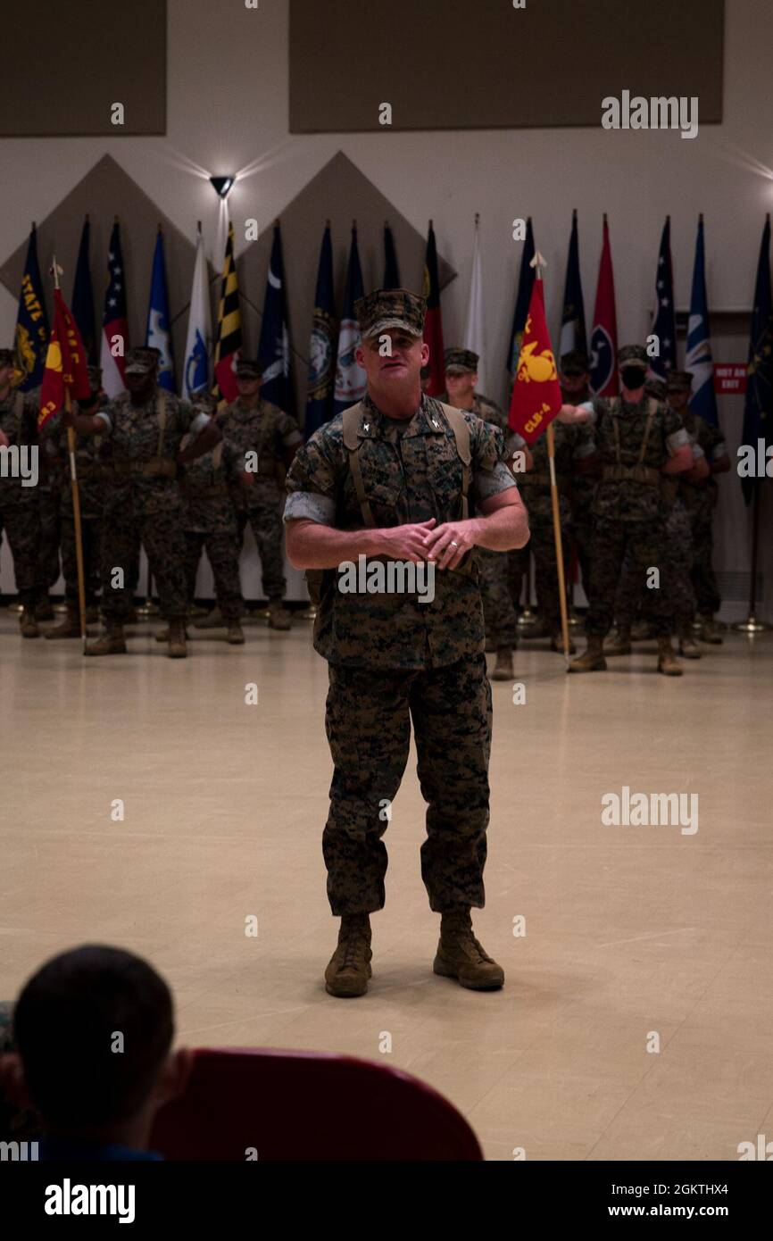 Le colonel Travis T. Gaines du corps des Marines des États-Unis ...