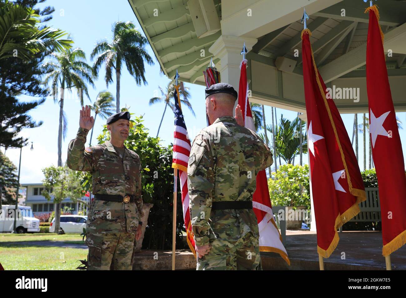 Le colonel Kirk Gibbs, commandant de la division Océan Pacifique du ...
