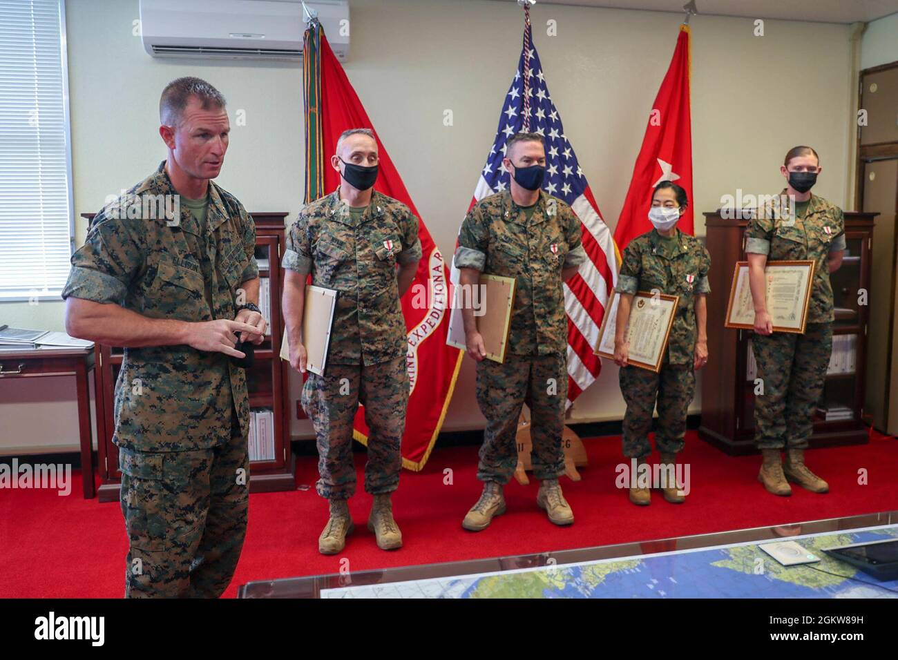 Brig. Du corps des Marines des États-Unis Le général Kyle Ellison, 3e ...