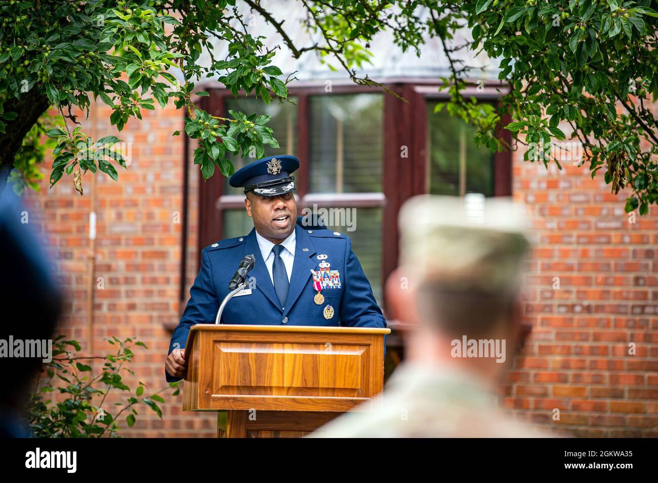 Le lieutenant-colonel Jarvora Duncan de la Force aérienne américaine ...