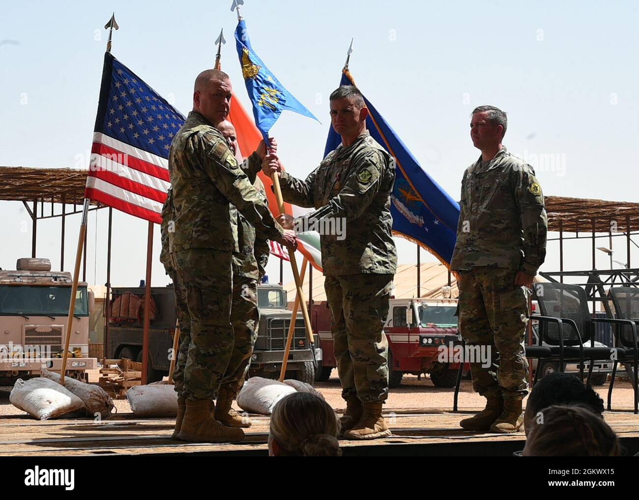 Le lieutenant-colonel Jeffrey Gipson de la Force aérienne des États ...