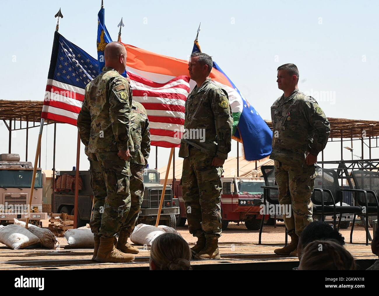 Le lieutenant-colonel Christopher Jacobson de la U.S. Air Force ...