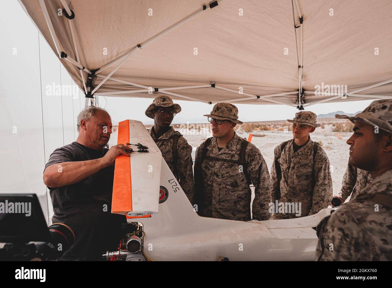 US Marine corps Low altitude Air Defense (LAAD) cours de base de Gunner ...