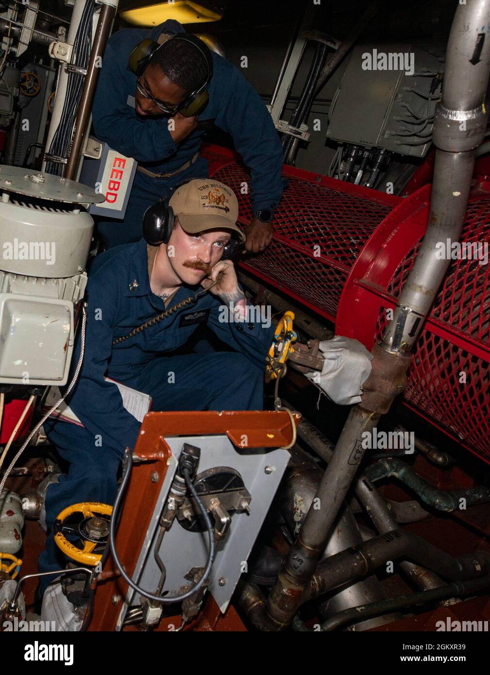 210721-N-KY668-1066 MER DES CARAÏBES - (21 juillet 2021) – Machaniste ...