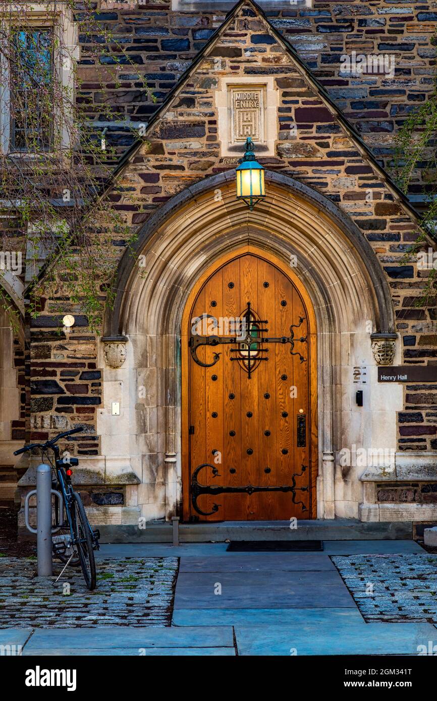L'Université de Princeton Henry Hall - Vue extérieure de l'intérieur de ...