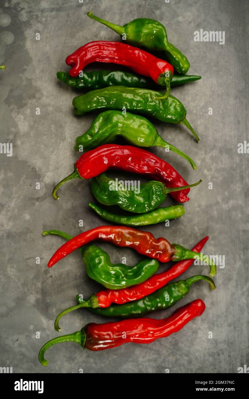 Types de piments Banque de photographies et d’images à haute résolution ...
