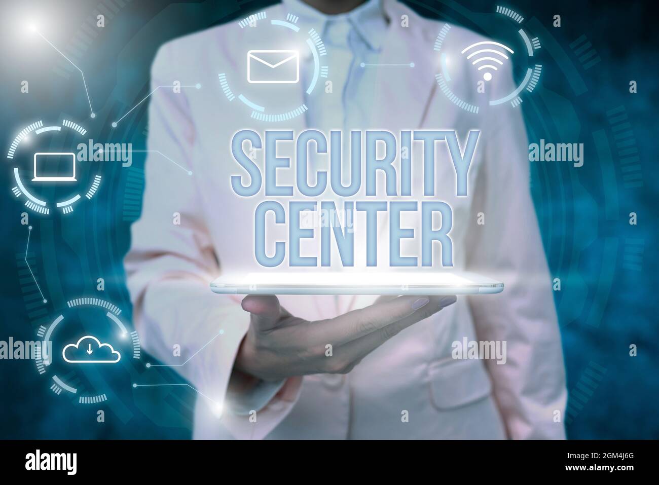 Panneau écrit à la main Centre de sécurité. Présentation de l ...