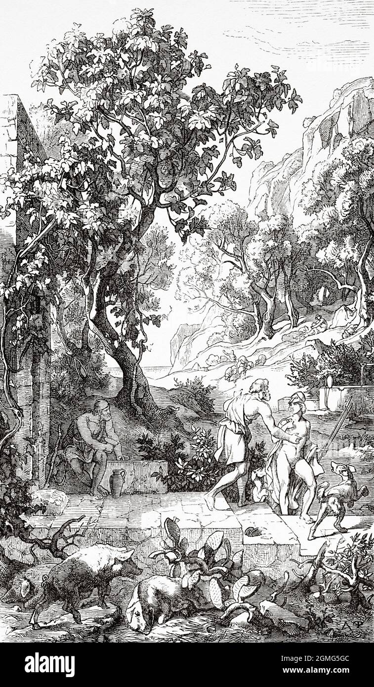 Mythologie grecque antique ulysse Banque de photographies et d’images à ...