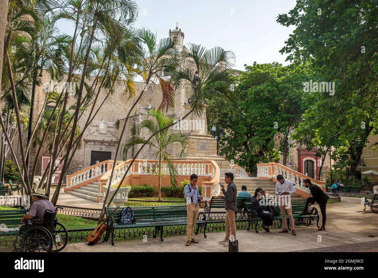 Parque hidalgo merida yucatan mexico Banque de photographies et d ...