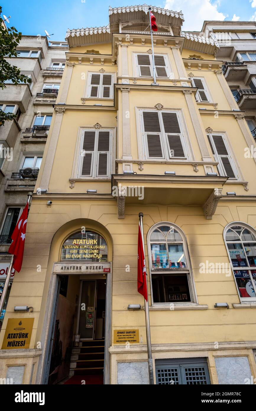 Istanbul, Turquie : septembre 2021 : le musée Atatürk est une maison ...
