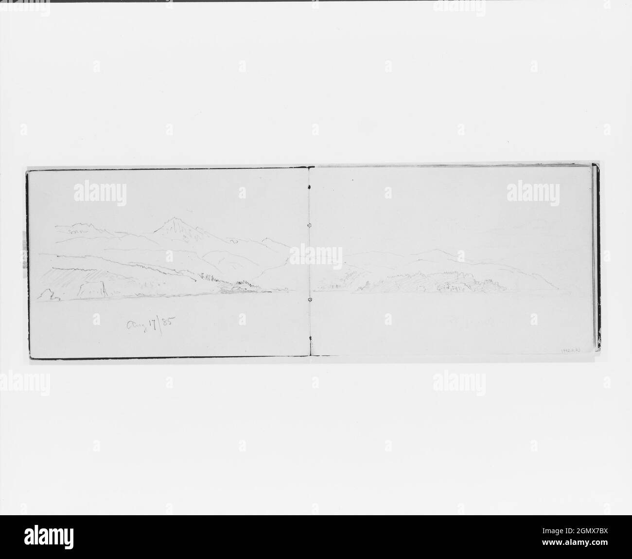 Croquis de la colline Banque d'image et photos - Alamy