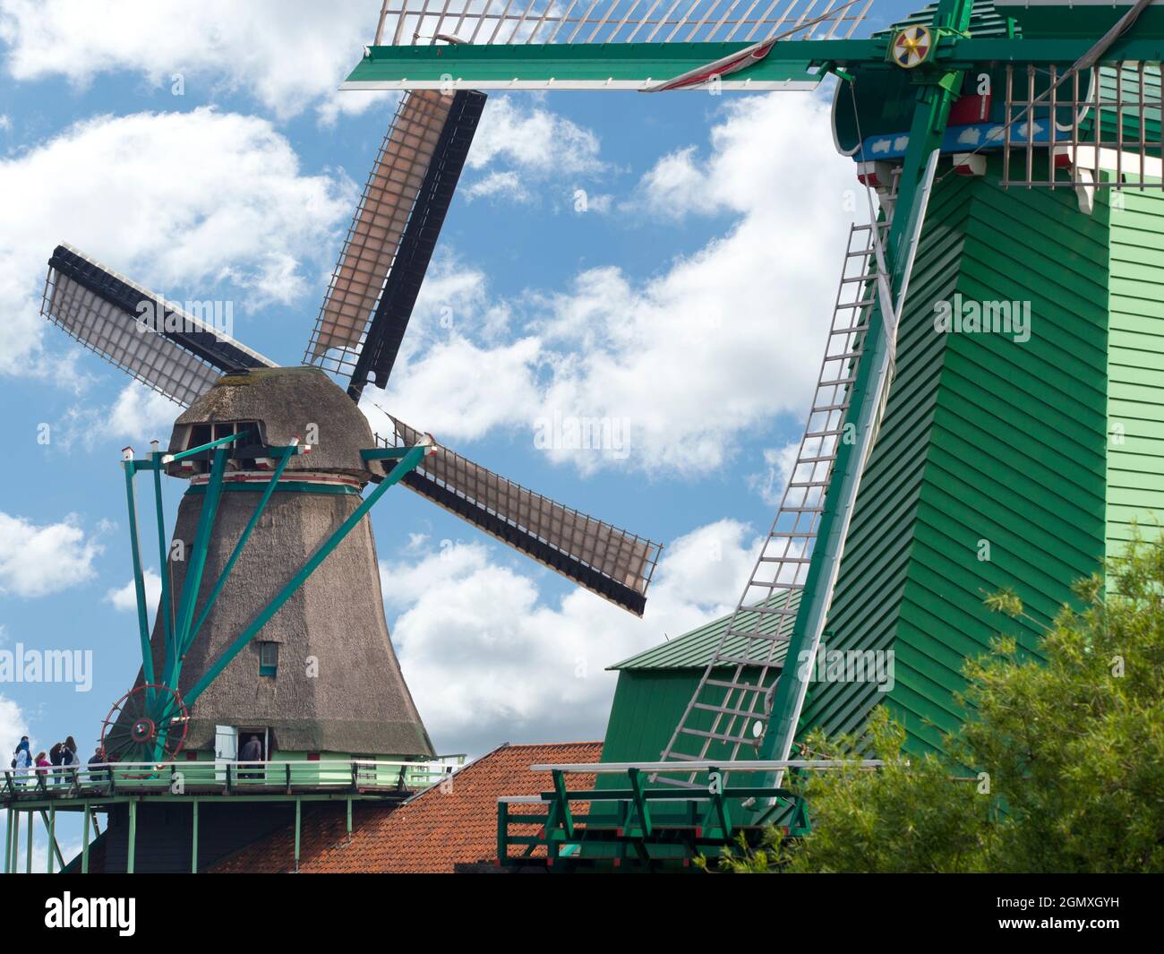 Moulins à vent zaanse schans Banque de photographies et d’images à ...