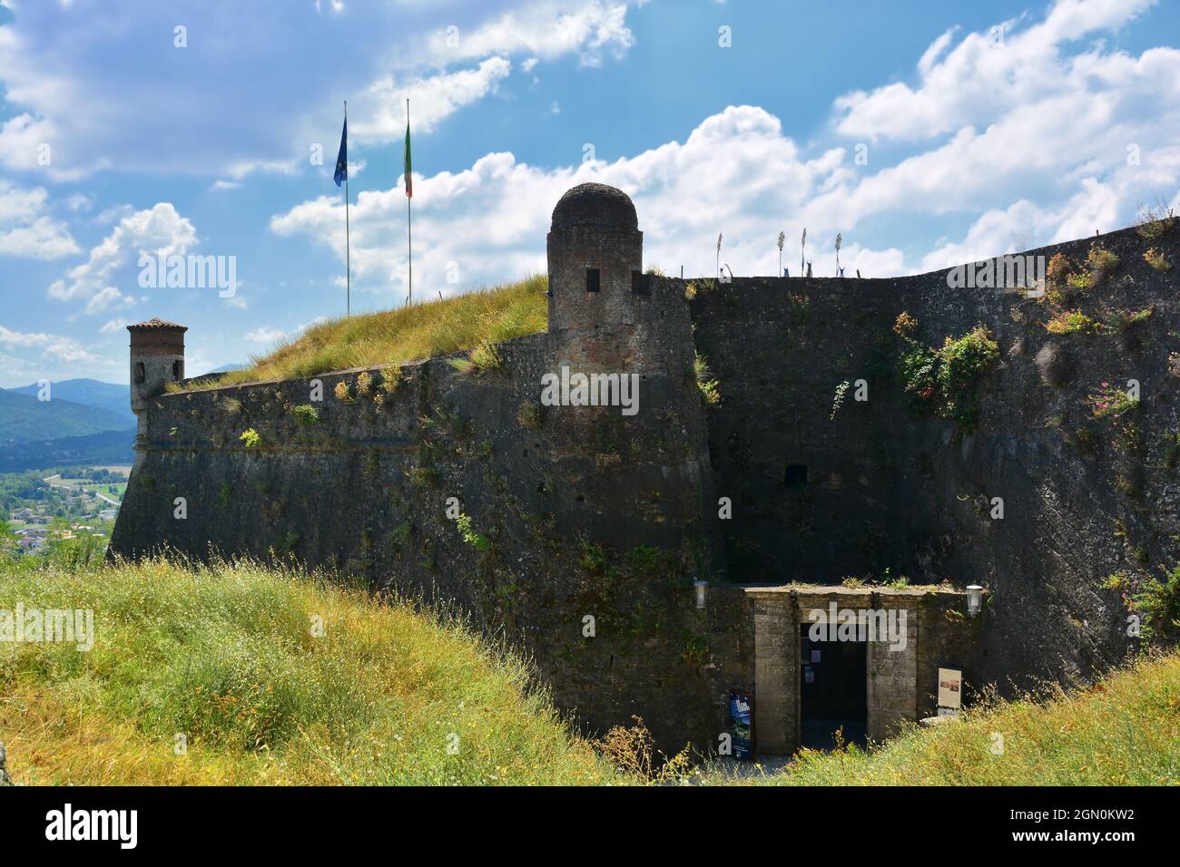 GAVI,Alessandria,Piemonte,Italie. Vue sur le fort de Gavi, une ...