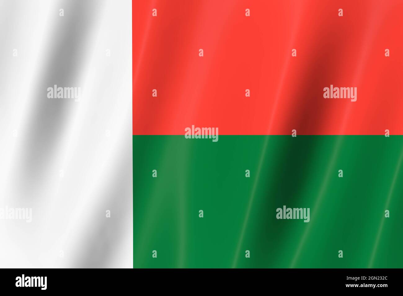 Drapeau de madagascar Banque de photographies et d’images à haute ...