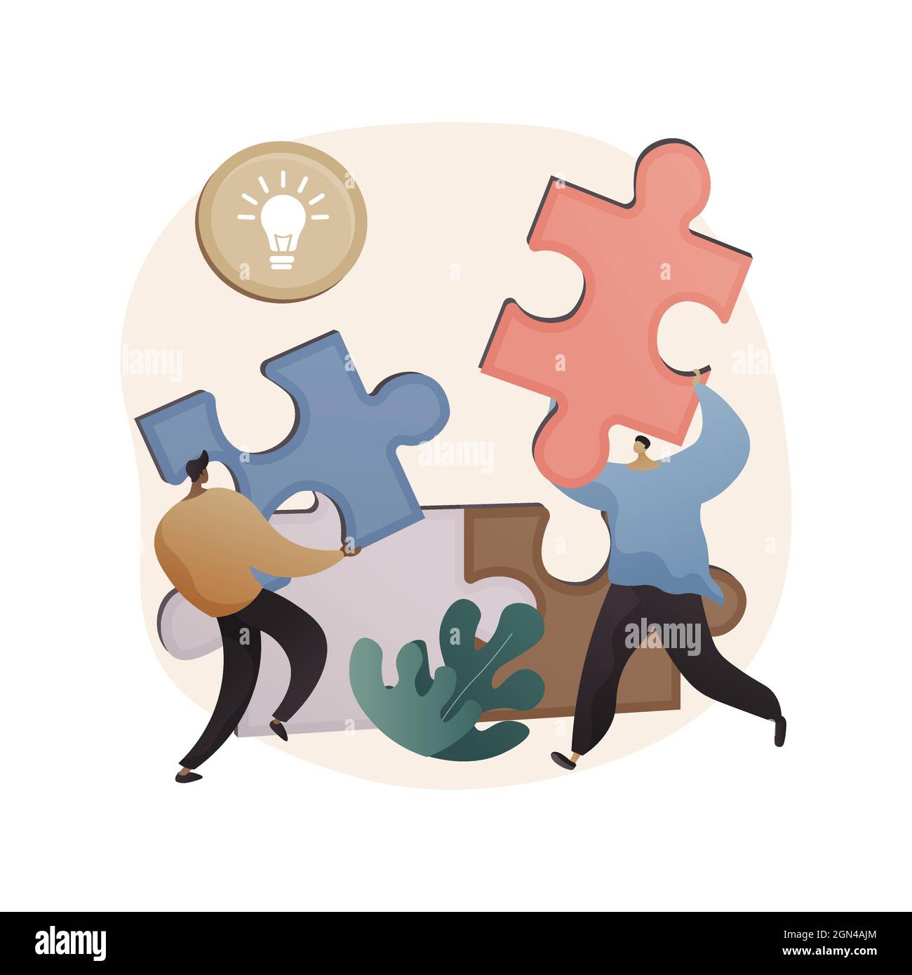 Confiance mutuelle Banque d'images vectorielles - Alamy