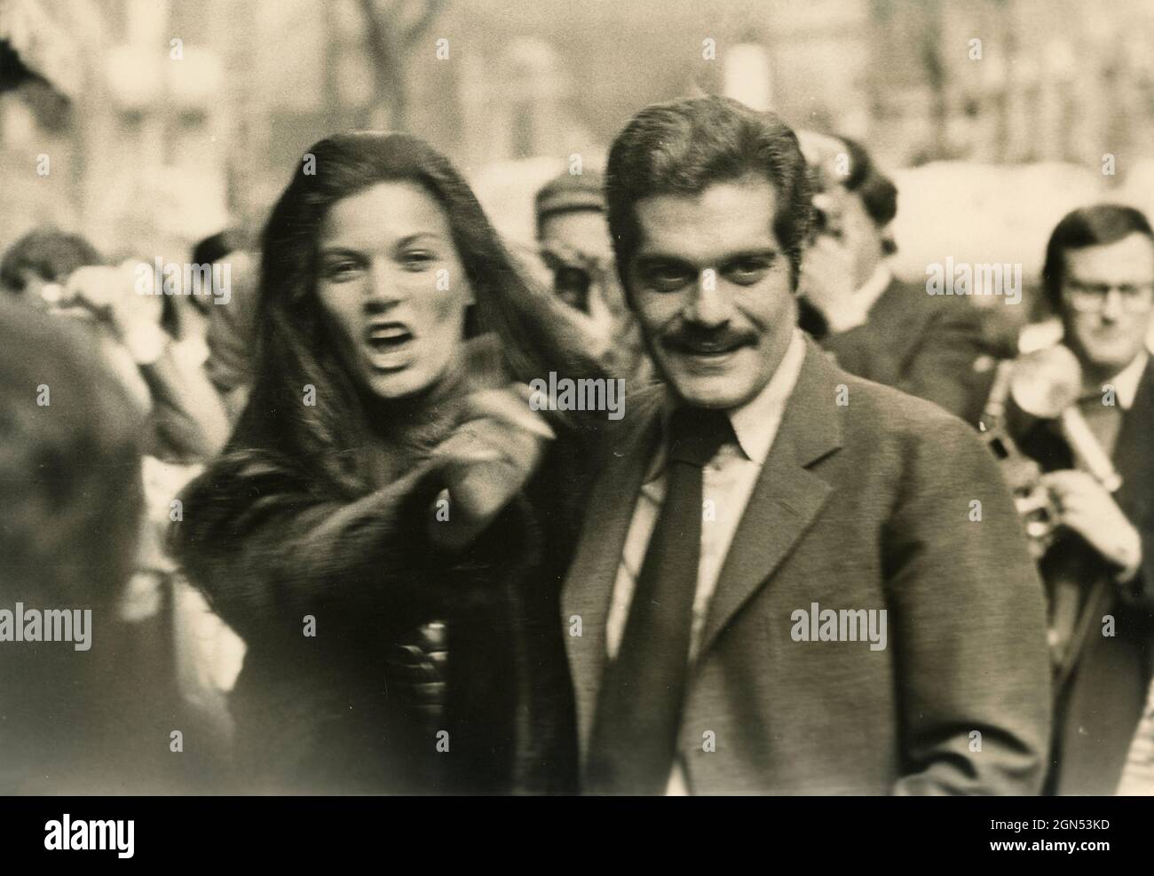L'acteur du film égyptien Omar Sharif, années 1970 Photo Stock - Alamy