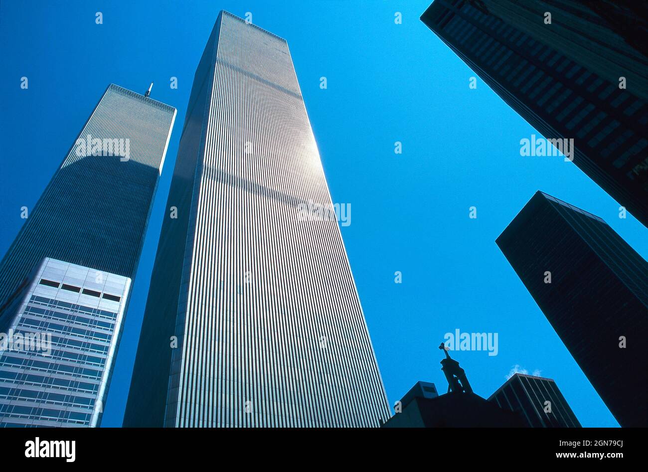 Twin towers manhattan Banque de photographies et d’images à haute ...