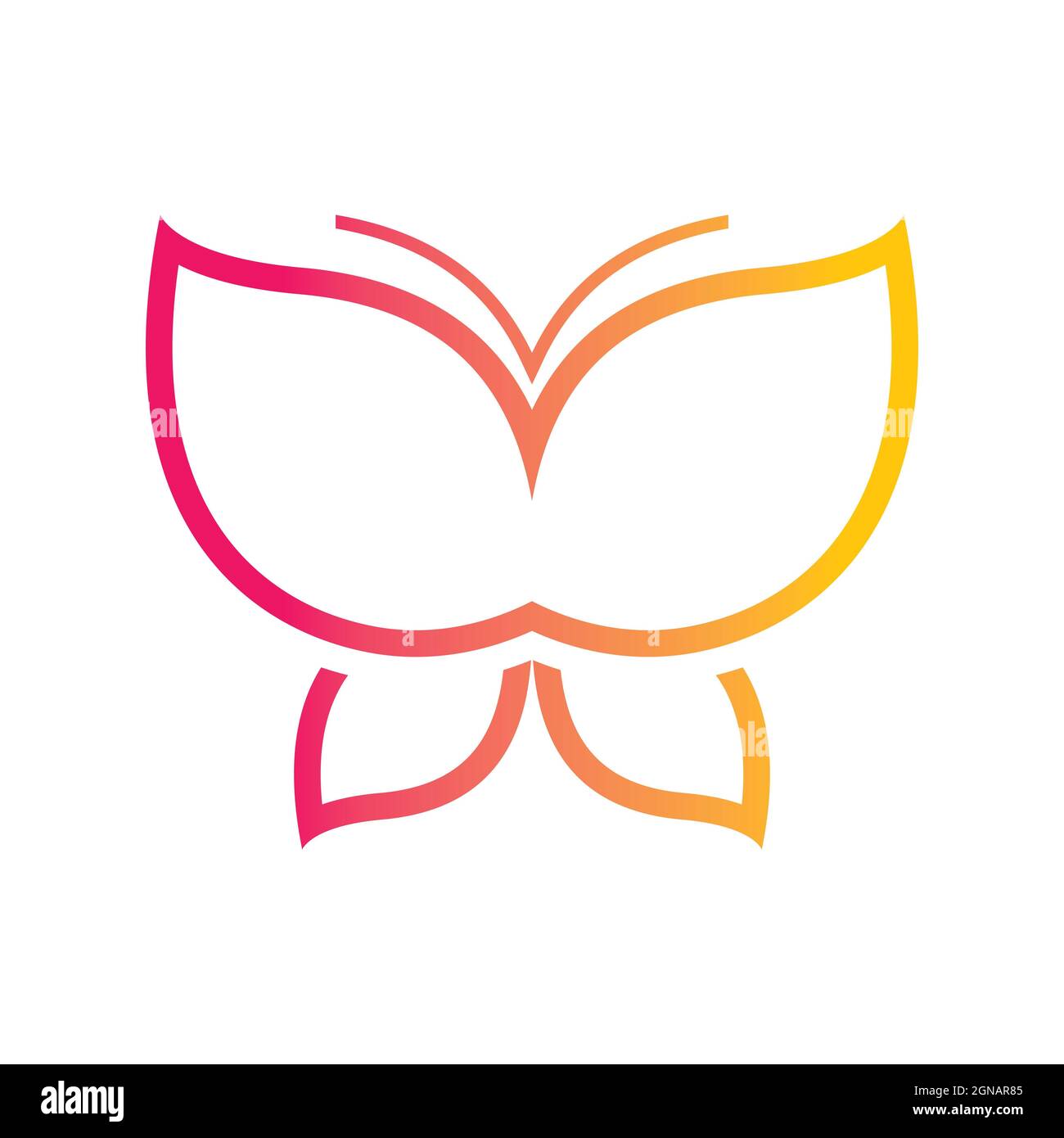 Papillon logo Banque de photographies et d’images à haute résolution ...