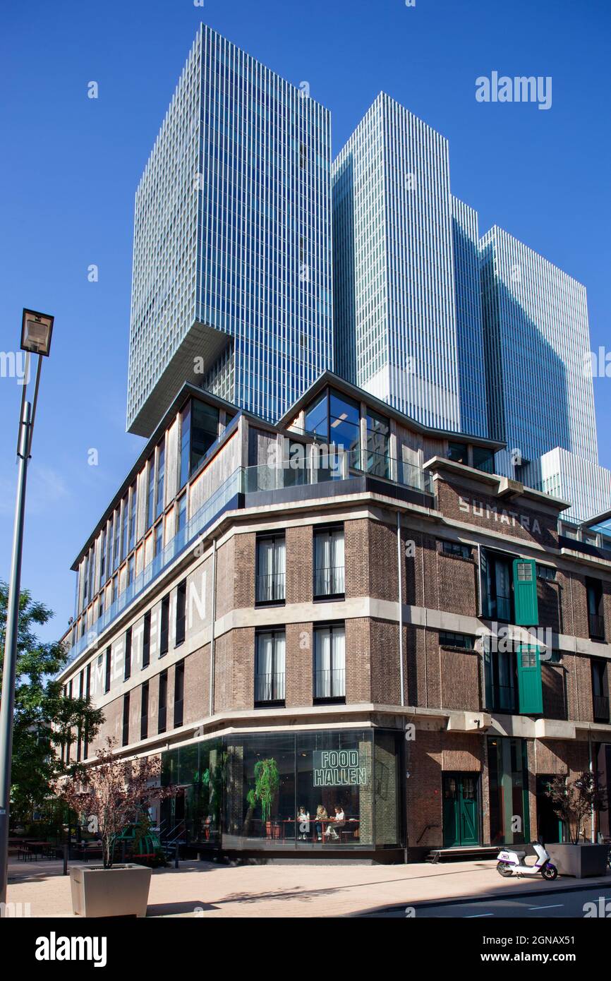 Rotterdam, pays-Bas – 22 septembre 2021 : Food Hallen abrité dans un ...