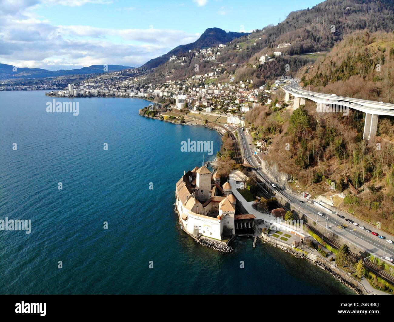 Schloss chillon Banque de photographies et d’images à haute résolution ...