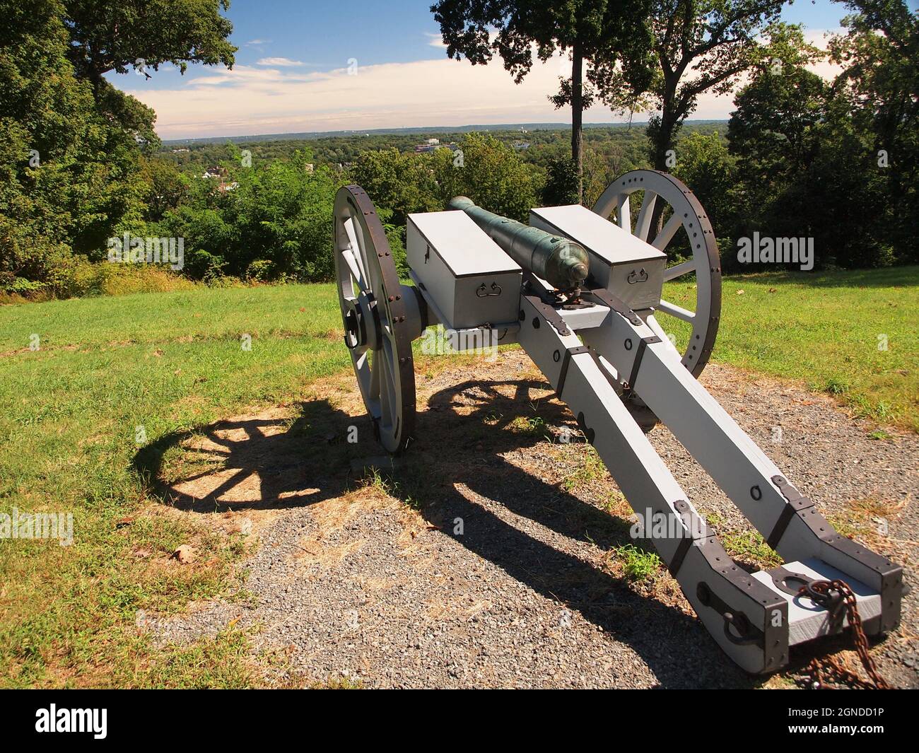 Morristown, New Jersey, National Historic Park et fort Nepinds. Le Wick ...