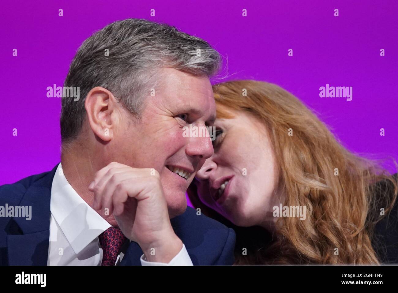 Sir Keir Starmer, chef du Parti travailliste, et Angela Rayner, chef ...