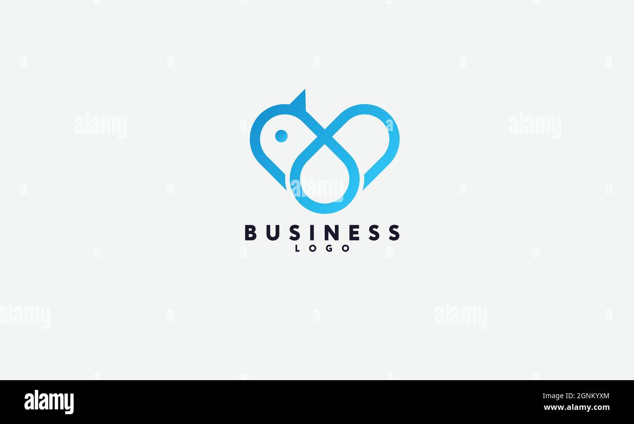 Coeur logo lettre m Banque d'images vectorielles - Alamy