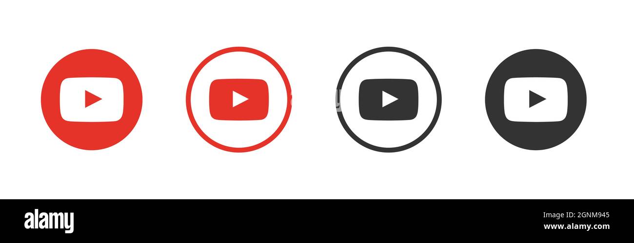 Collection de logos populaires sur les réseaux sociaux. Icônes des ...