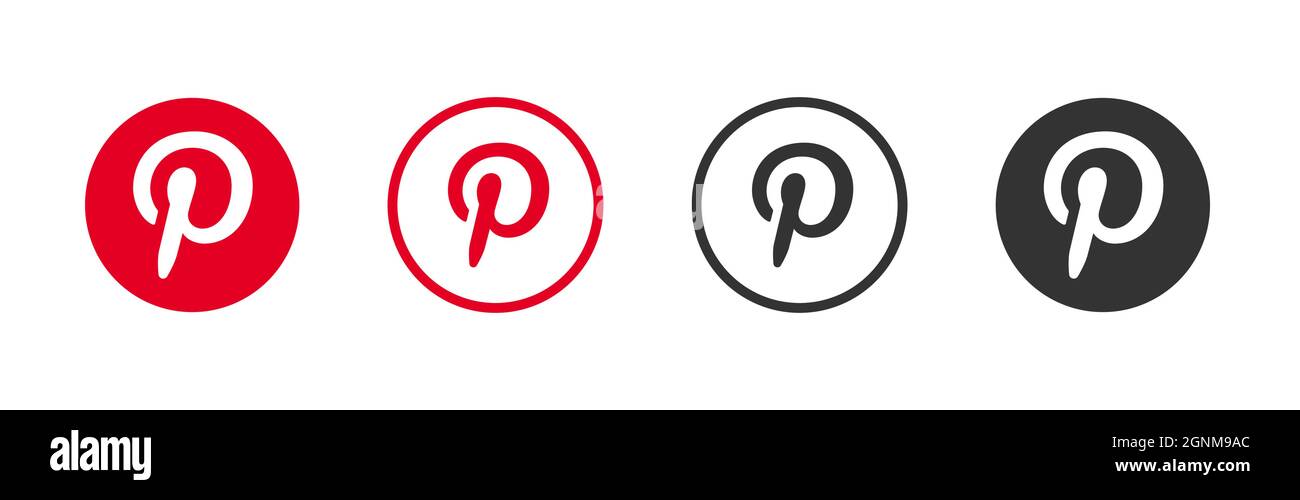 Collection de logos populaires sur les réseaux sociaux. Icônes des ...