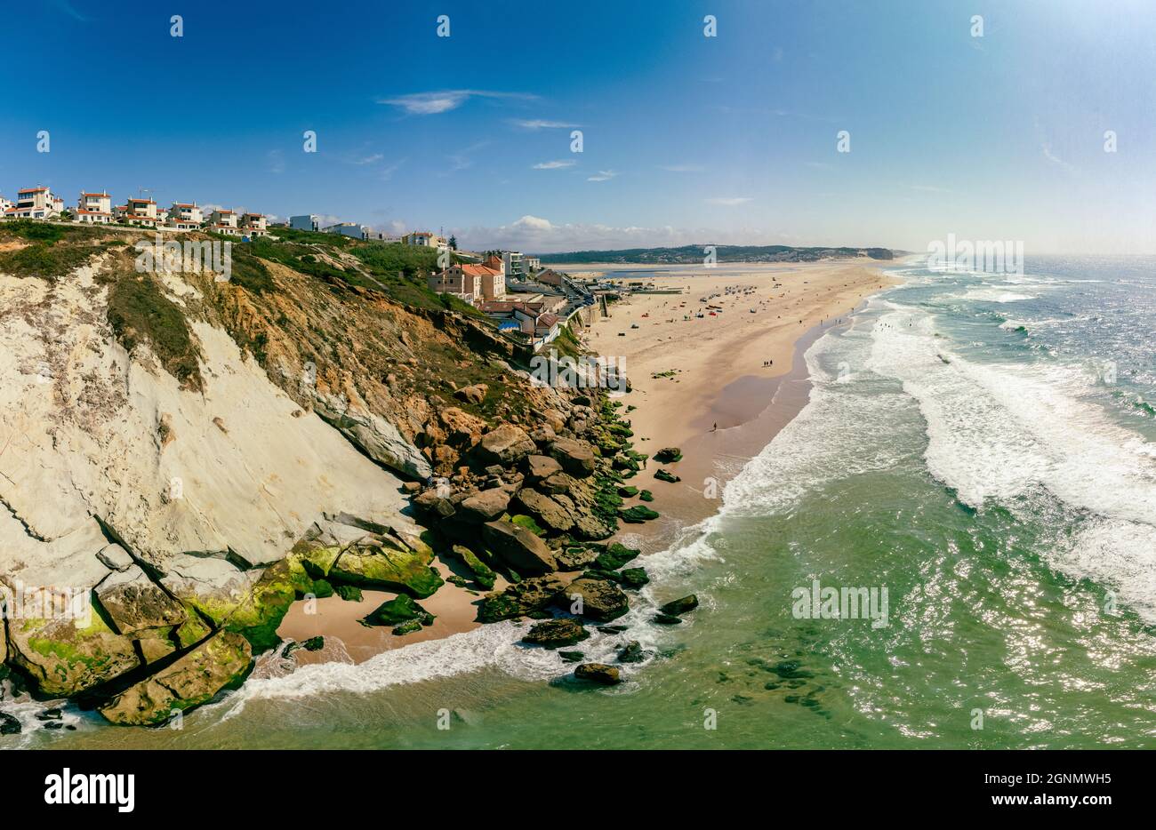 Foz do arelho beach Banque de photographies et d’images à haute ...