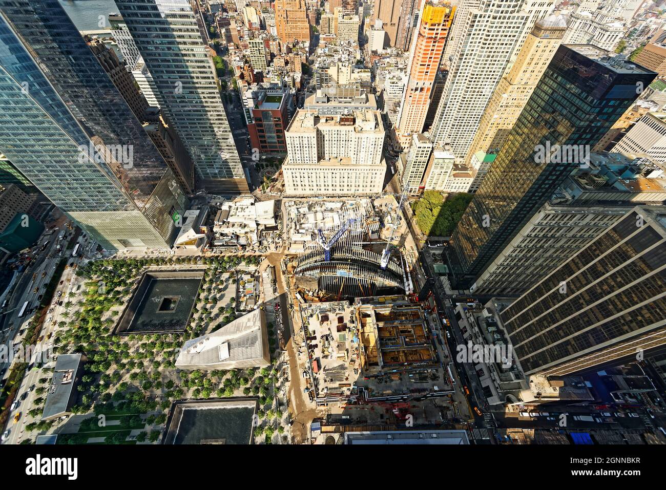 Twin towers new york aerial Banque de photographies et d’images à haute ...