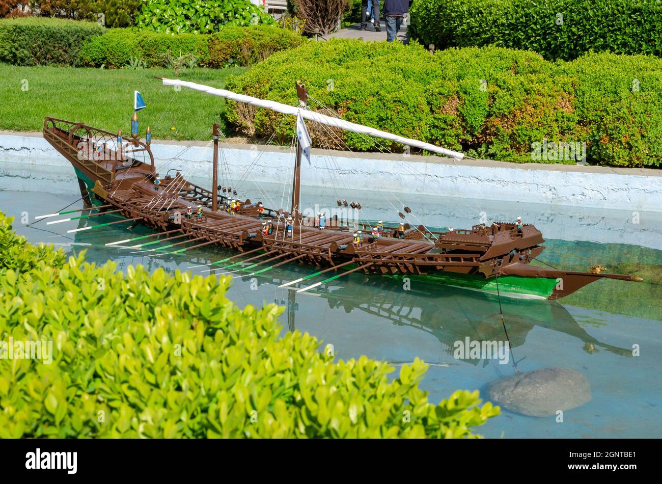 Parc Miniaturk à istanbul, le plus grand parc miniature du monde.Une ...