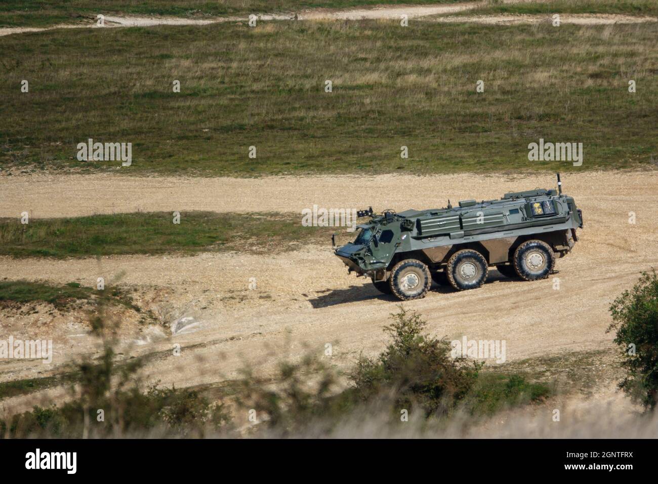 Armée britannique Patria Pasi Fuchs (Falcon Squadron) véhicule blindé ...