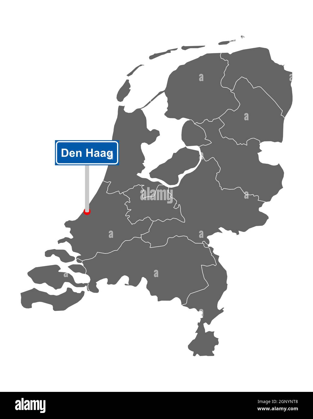 Karte der niederlande Banque de photographies et d’images à haute ...