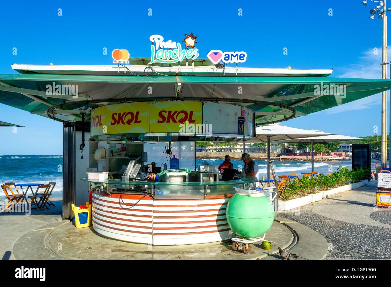 Kiosque de la plage de rio de janeiro Banque de photographies et d ...