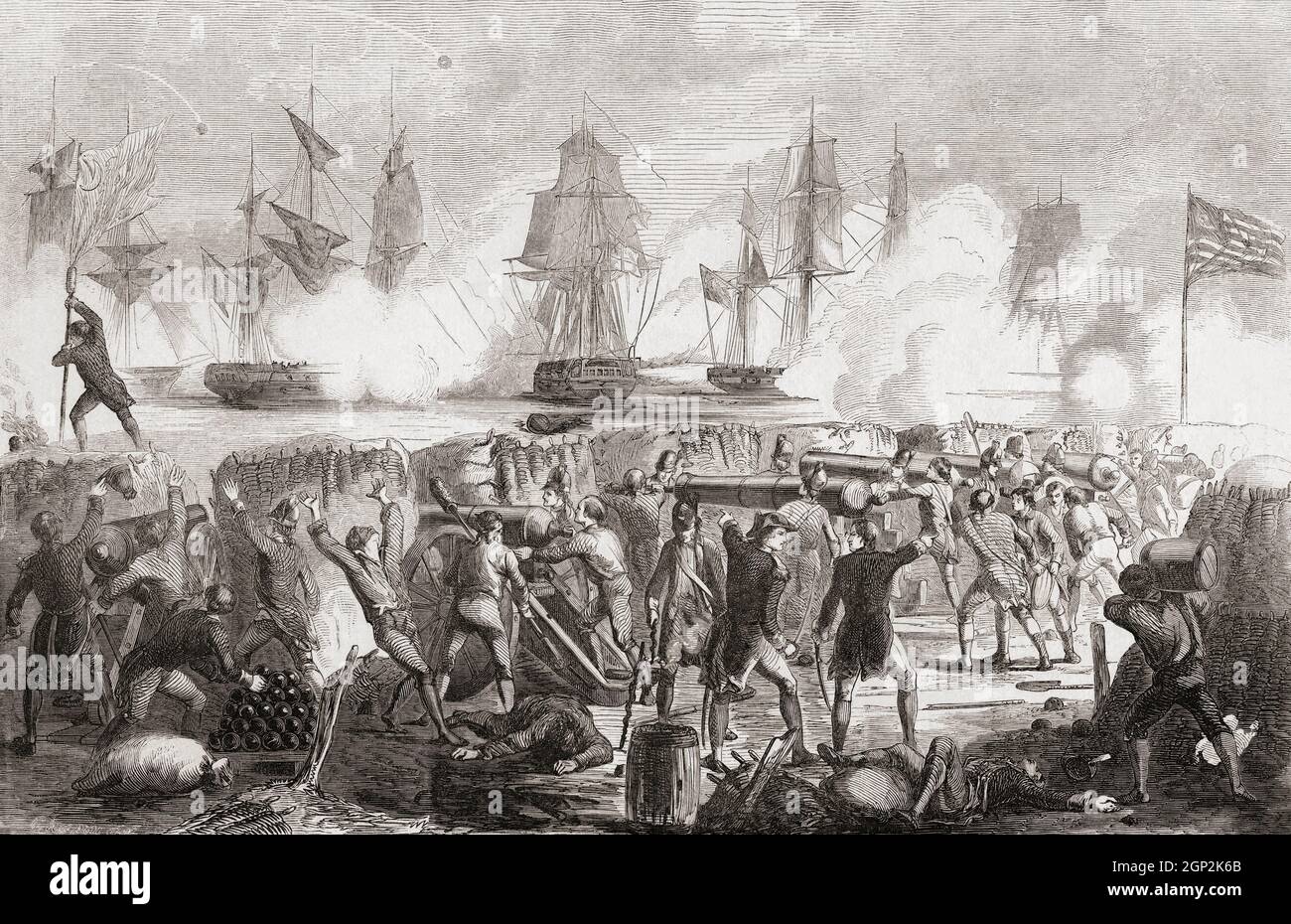 Battle of sullivans island Banque de photographies et d’images à haute ...