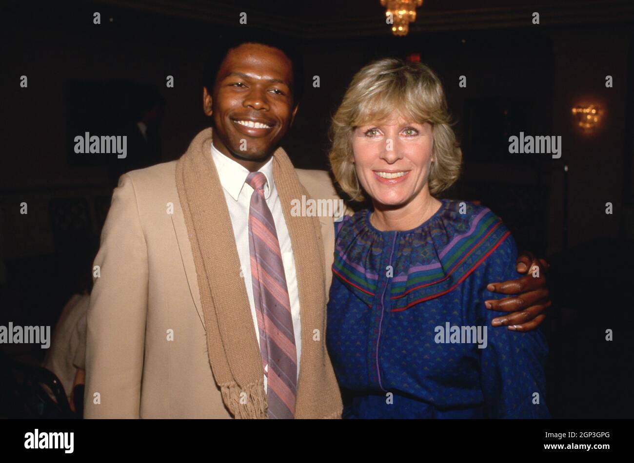 Ernest Lee Thomas et Christina Crawford Circa des années 80 crédit ...