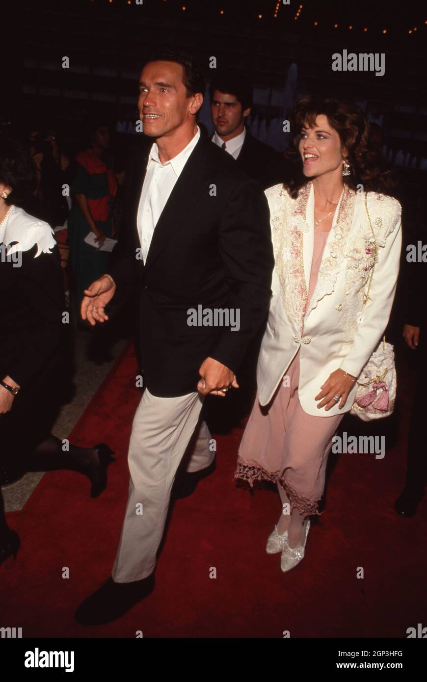 Arnold Schwarzenegger et Maria Shriver Circa années 80 crédit: Ralph ...