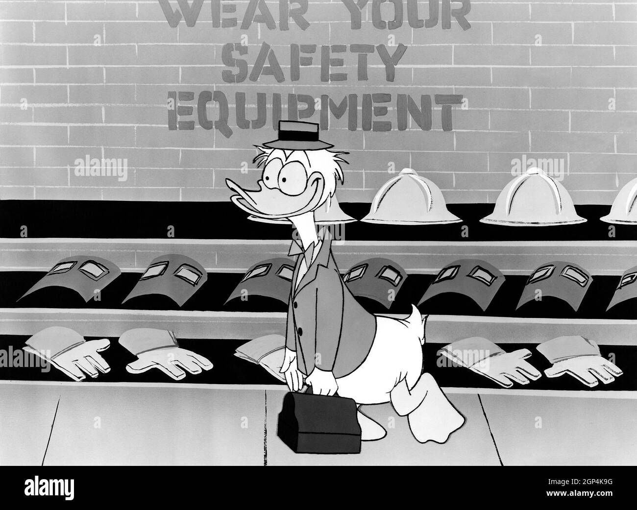 COMMENT AVOIR UN ACCIDENT AU TRAVAIL, Donald Duck (exprimé par Clarence ...
