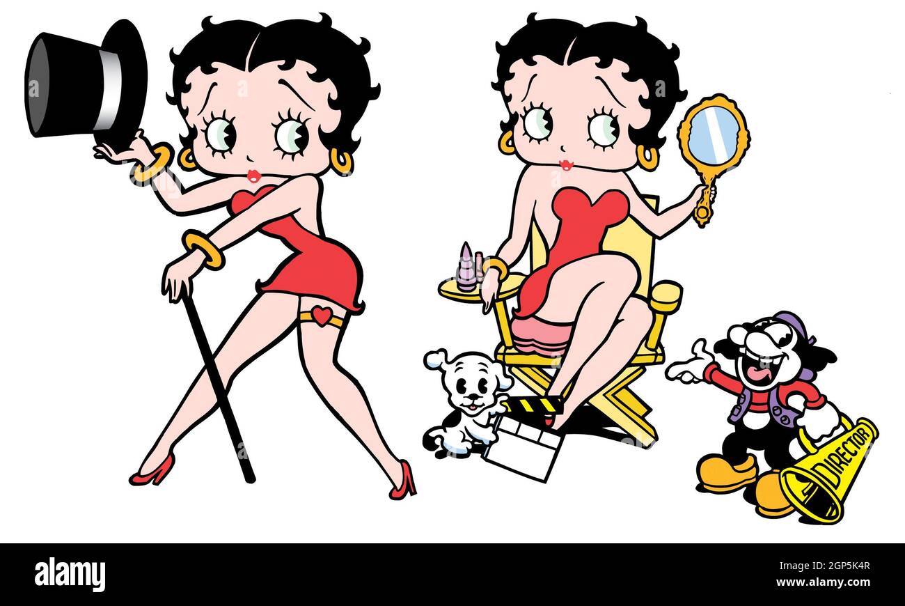 Betty boop cartoon Banque d'images détourées - Alamy