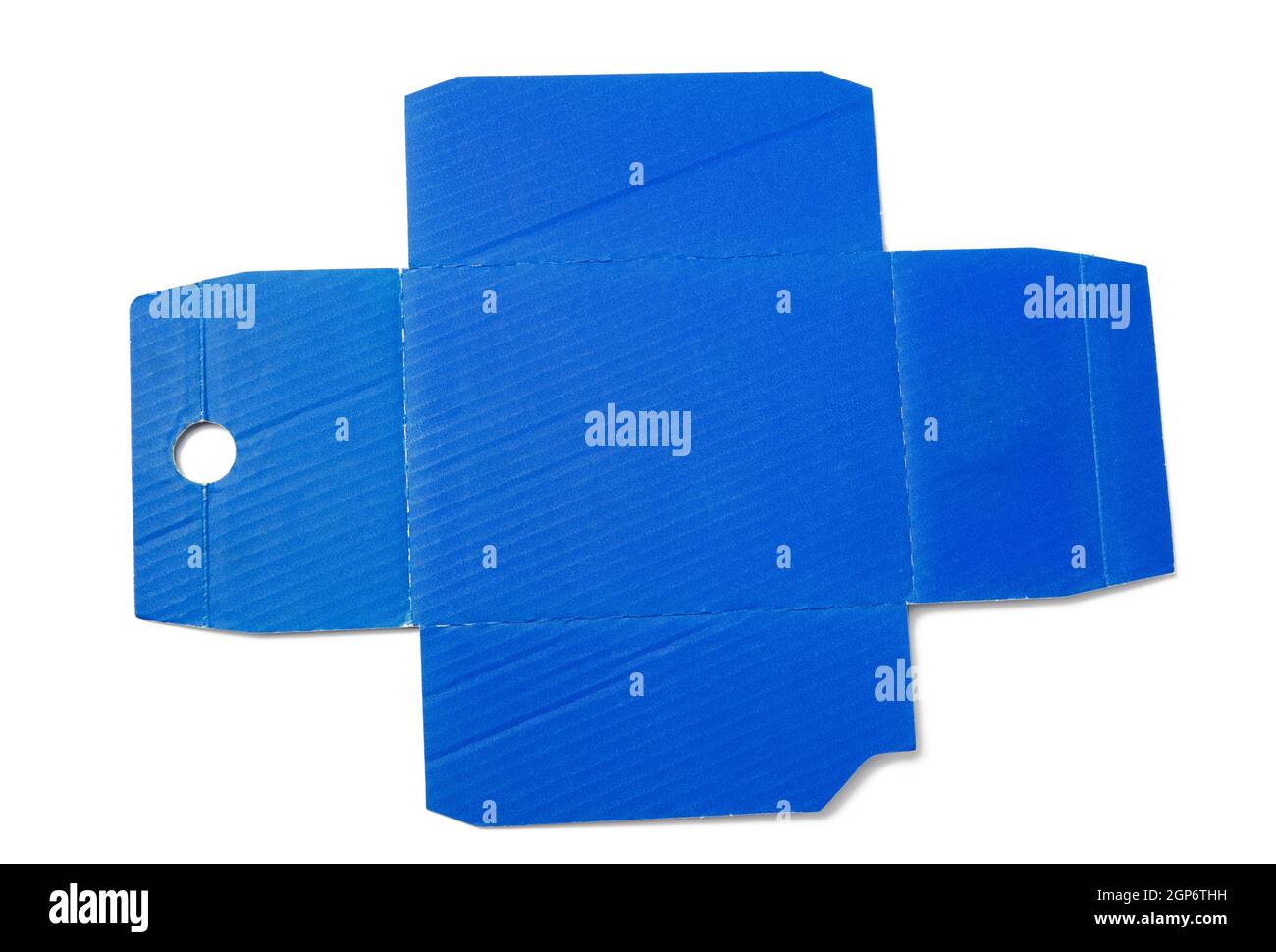 papier de protection sous une boîte avec un parfum, gabarit en carton ...