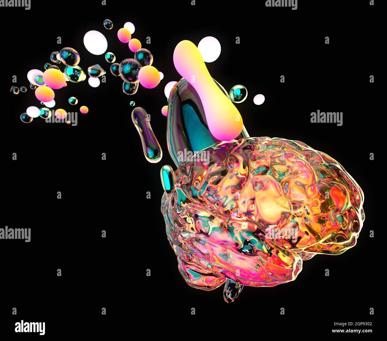 Cerveau qui explose Banque de photographies et d’images à haute ...