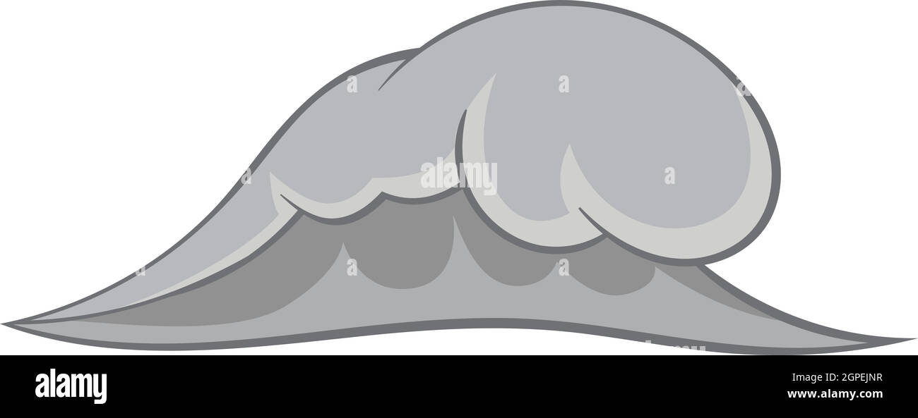 Big wave icon cartoon style Banque d'images détourées - Alamy