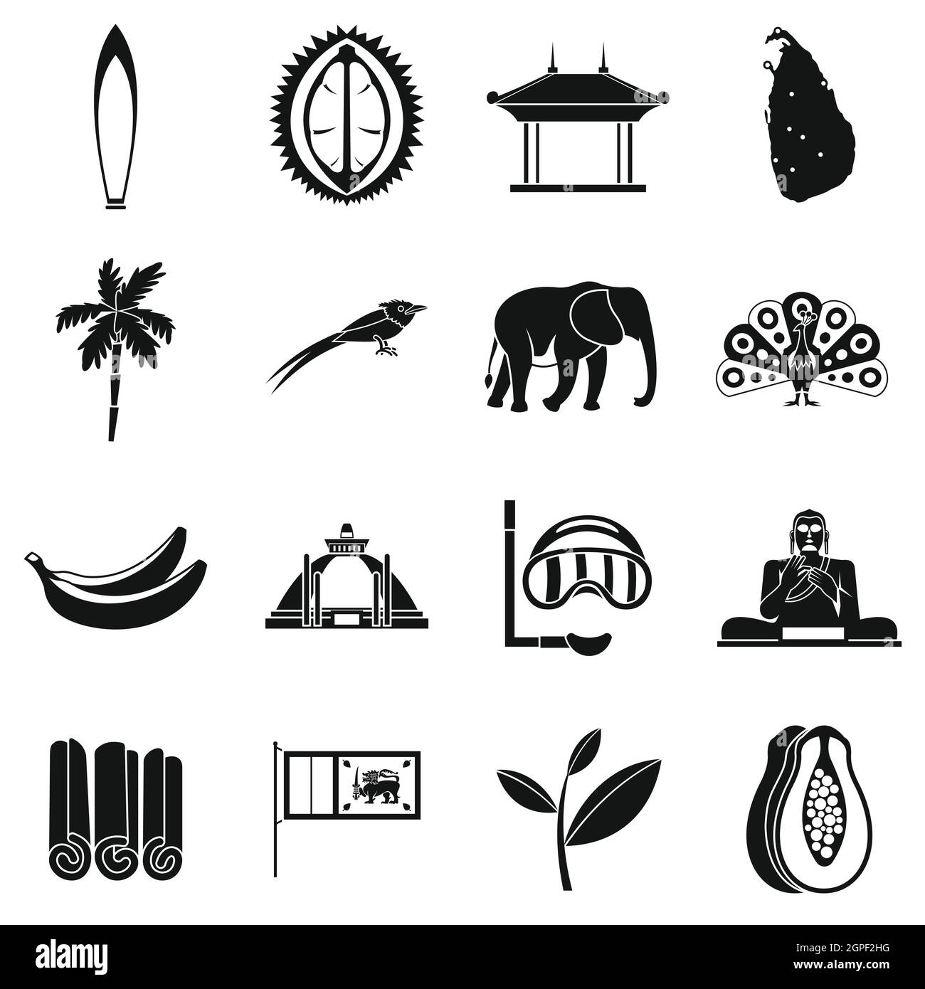 Ceylon sri lanka map colombo Banque de photographies et d’images à ...