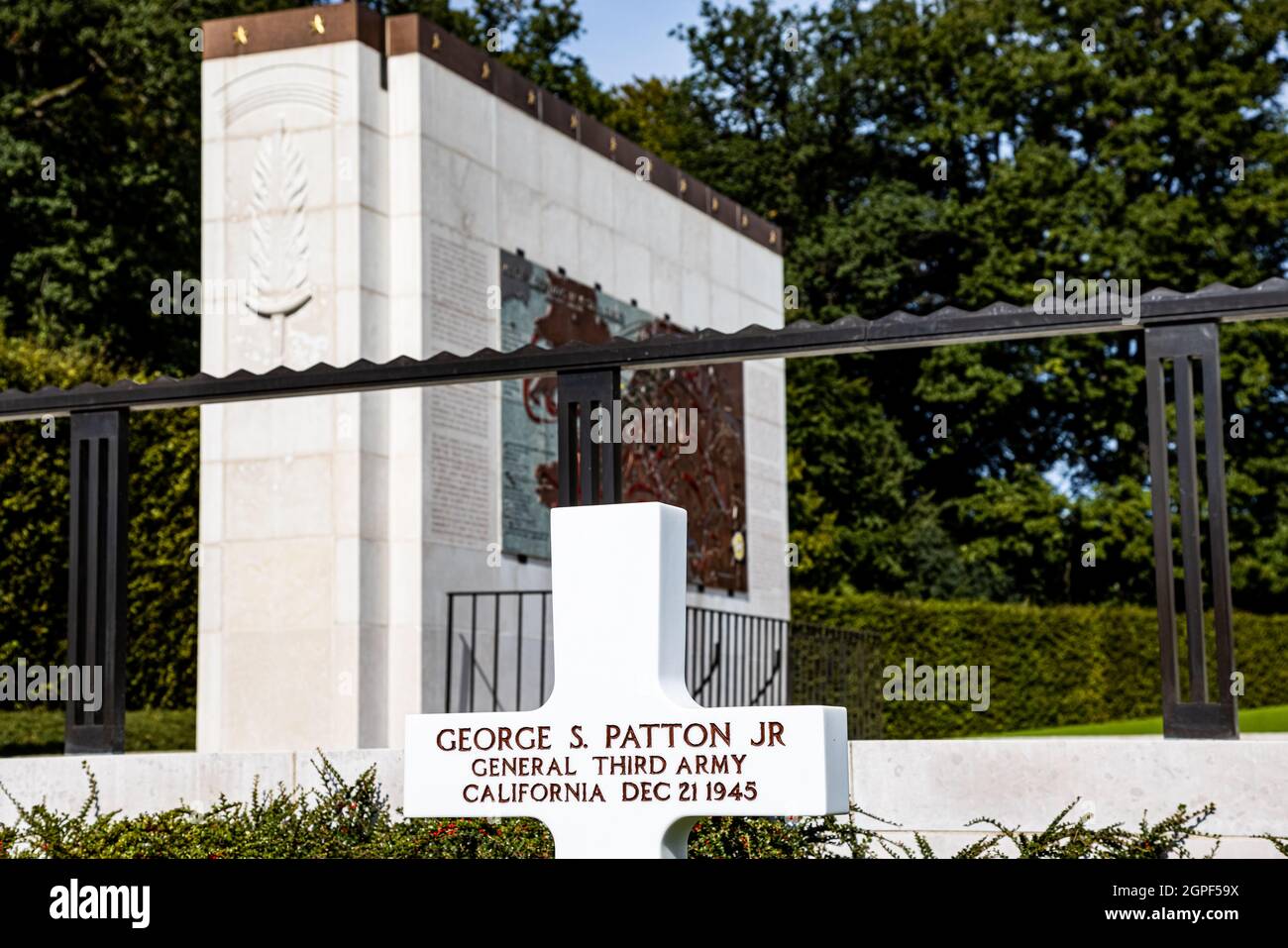 General george s patton grave Banque de photographies et d’images à ...